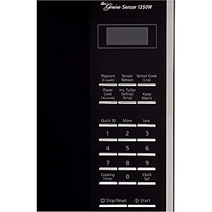 Panasonic NN-SN975S Genius Sensor Microwave - With Inverter Technology - Stainless Steel – 2.2 Cu. Ft. 1250W (Silver) (Renewed)