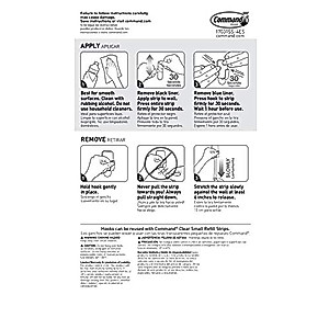 Command Small Stainless Steel Metal Hooks 8 Hooks, 10 Command Strips, Holds up to 0.5 lb, Removable Self Adhesive Hooks, Great for Wall Décor