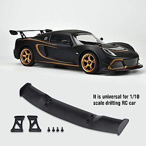 Liyeehao Universal Car Tail Wing Drifting RC Car Tail Wing RC Car Tail Wing for 1/10 Scale Drifting RC Car