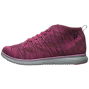Propét Women's TravelFit Hi Walking Shoe, Berry, 6 2E US