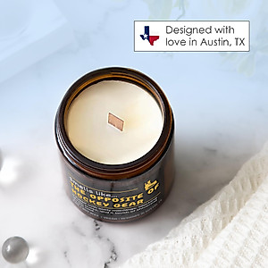 Hockey Candle, Funny Hockey Gifts for Hockey Lovers, Hockey Mom Gifts for Women, Gifts for Hockey Players, Long-Lasting Scent, Gift Ready