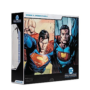 McFarlane Toys - DC Multiverse Superman vs Superman of Earth-3 with Atomica 7in Figure 2pk