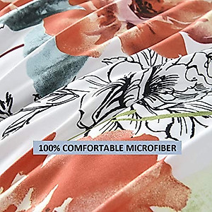 PAPAWU Custom Name 3 Piece Bedding Duvet Cover Set Personalized Queen Size Microfiber Duvet Cover with Zipper Closure