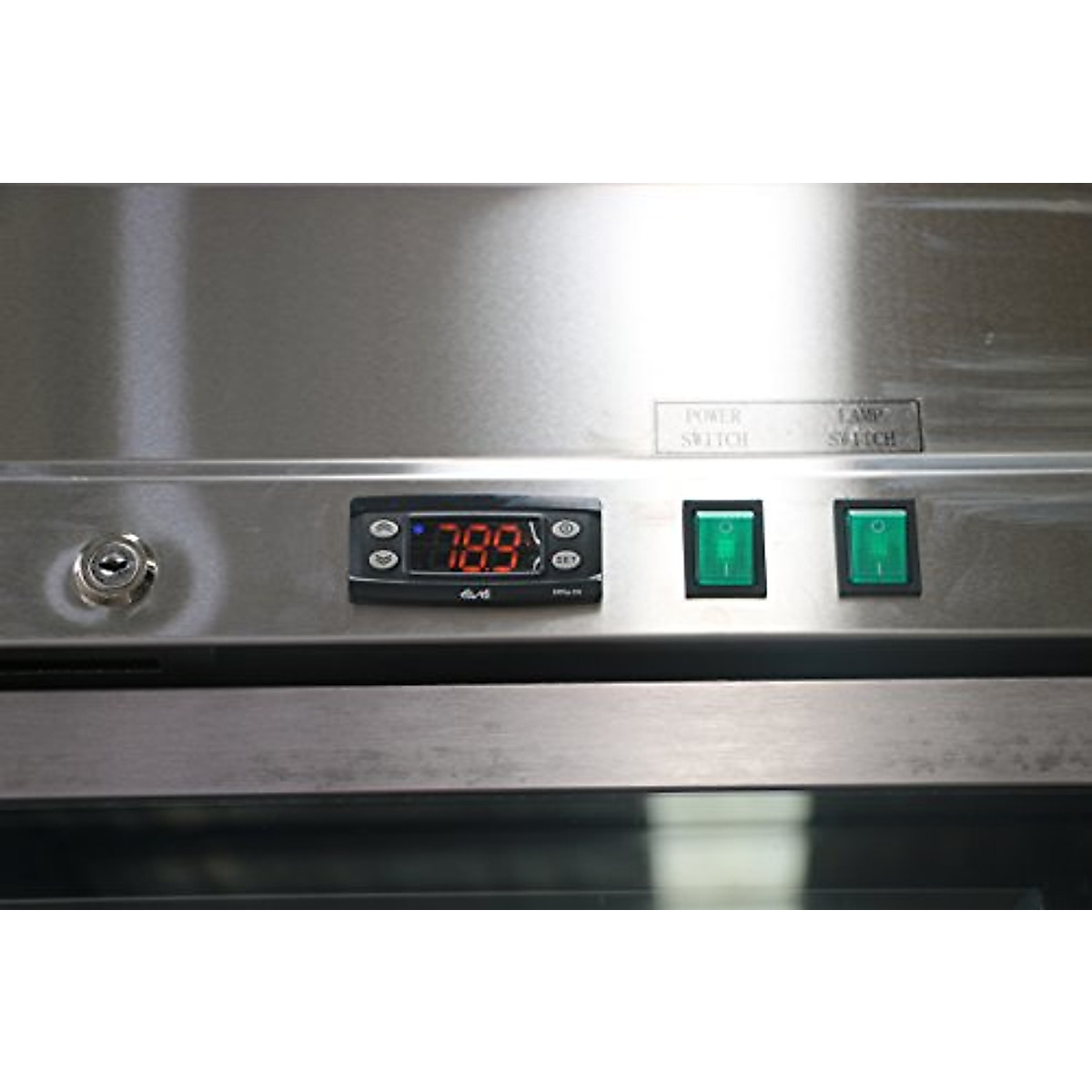 Maxx Cold MXSR-49FDHC Commercial Reach-in Refrigerator Freestanding 2-Door, with Heavy Duty Shelves Digital Controls and Automatic Defrost, Stainless Steel