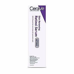CeraVe Anti Aging Retinol Serum | Cream Serum for Smoothing Fine Lines and Skin Brightening | With Retinol, Hyaluronic Acid, Niacinamide, and Ceramides | 1 Ounce