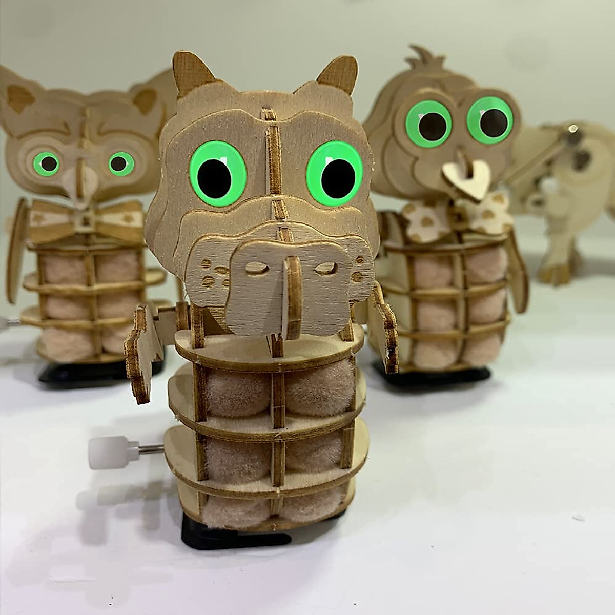 Vanteexpro 1200 Pieces Googly Wiggle Eyes Luminous Wiggle Eyes with Self Adhesive for DIY Crafts 1200 Pieces Muti Sizes