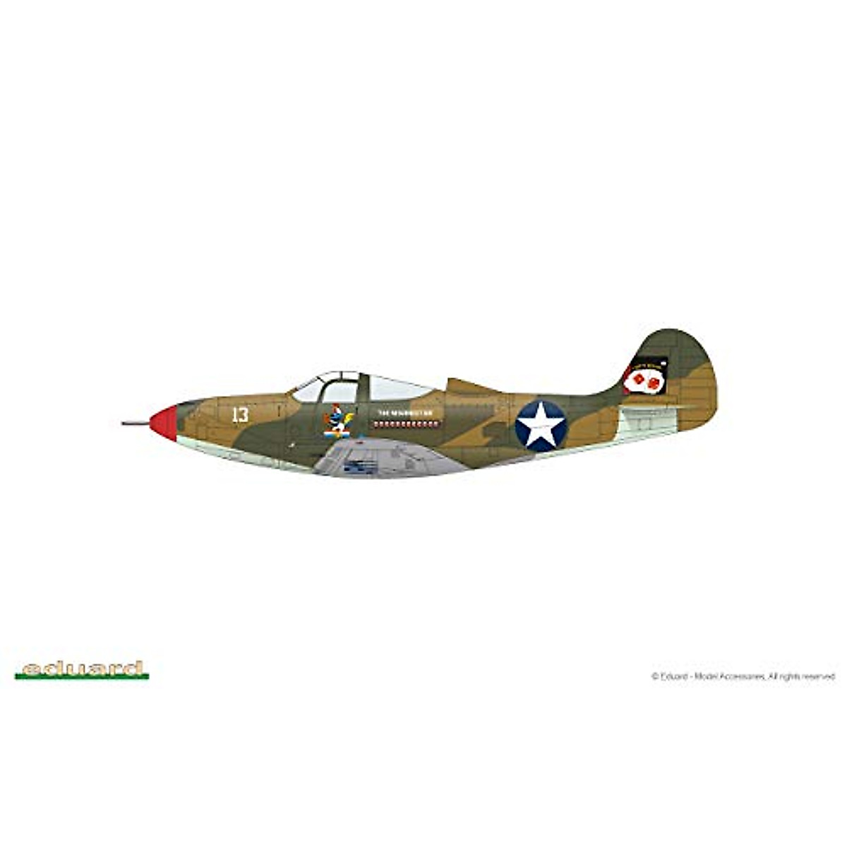 Eduard EDK8092 1:48 Profipack-P-400 Model Kit, Various
