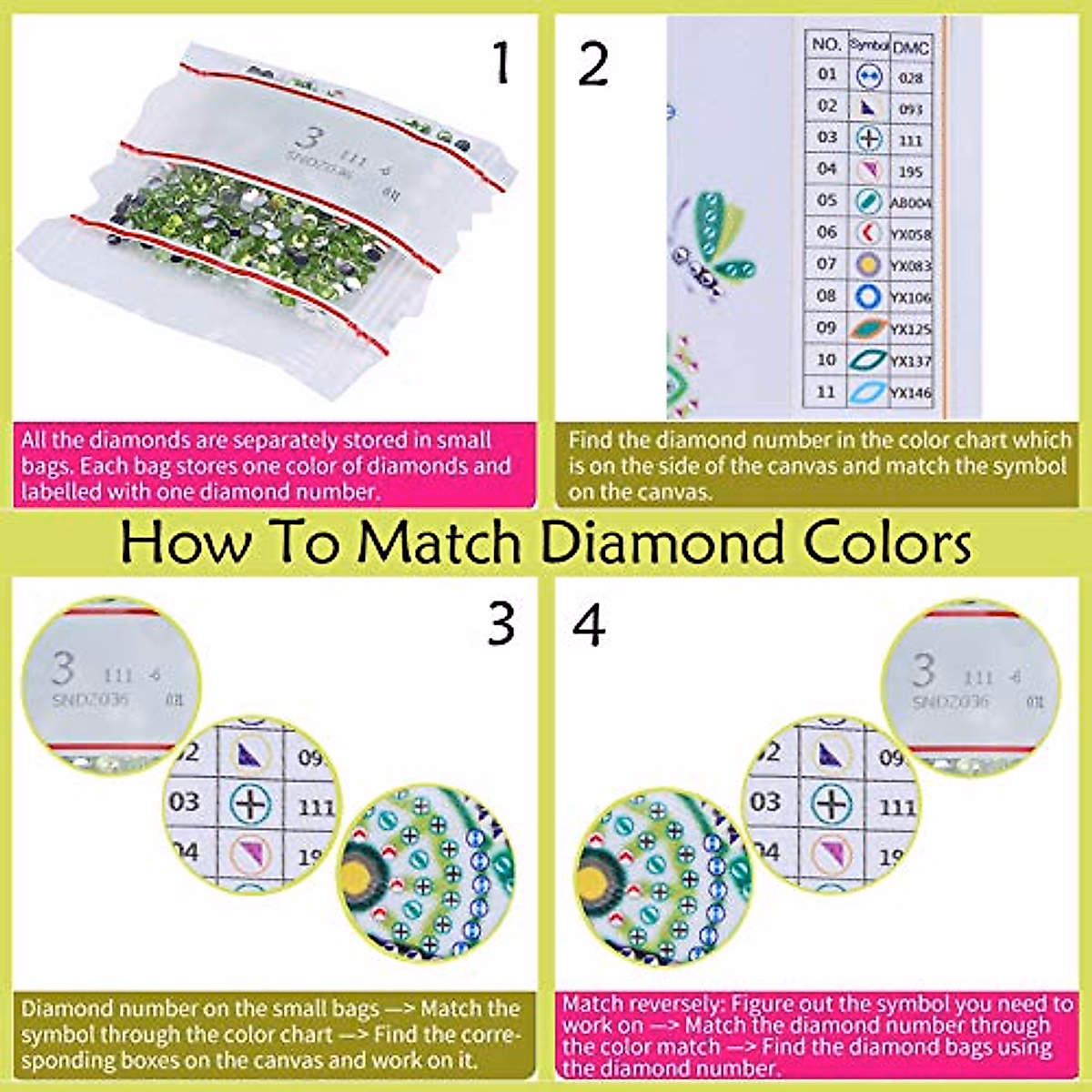 DIY Diamond Painting Storage Cubes Organizer Container Kits, Folding Storage Box with DIY Diamond Painting Art Craft Kits for Desktop Toys Sundries Pantry Closet, Toys, Bedroom Organizer.