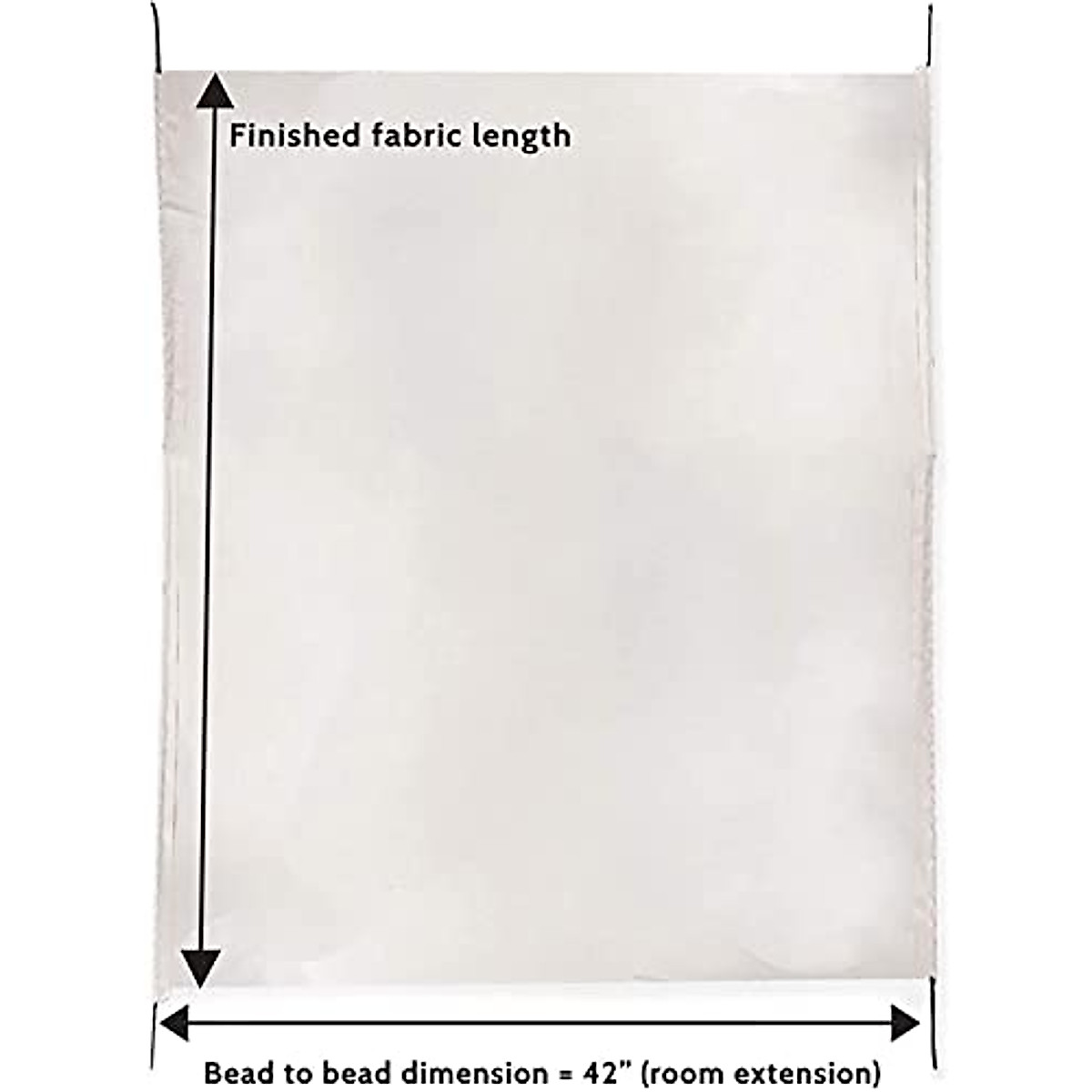 Straight Creek Trading Replacement Slide Out Awning Fabric (White, 72.0)