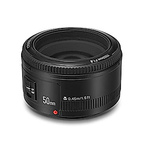 YONGNUO YN50mm F1.8C Lens, Large Aperture Auto Focus Lens, 50MM F1.8 for Canon EF Mount EOS Cameras