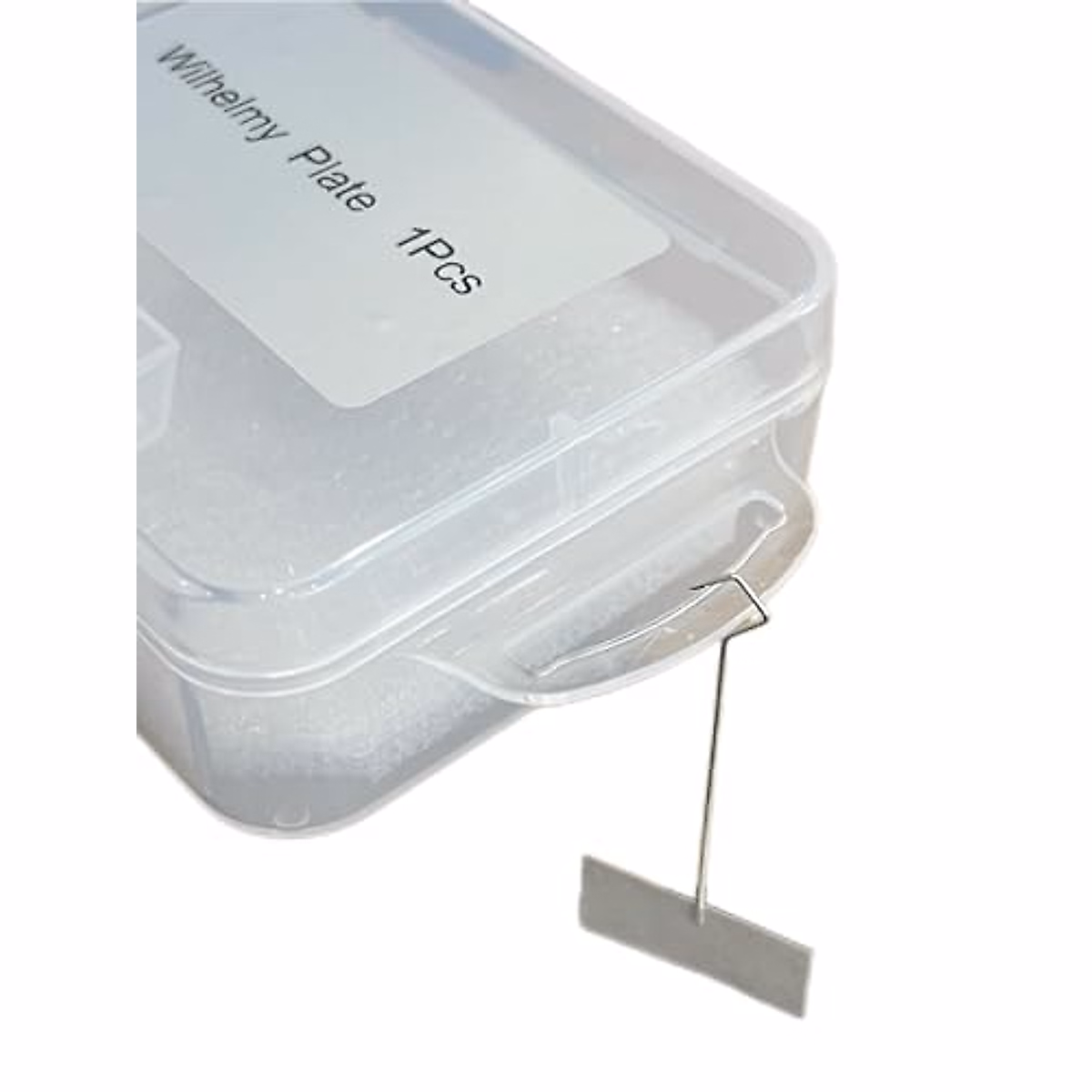 VTSYIQI Platinum Plate Board Pt Board Platinum Board with Platinum Plate Size 24mm Long 10mm Wide 0.15mm Thick for Automatic Interfacial Tensiometer Surface Tensiometer Surface Tension Meter