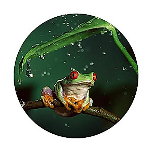 Frog Colorful Funny Animals Frog lovers Gift PopSockets Grip and Stand for Phones and Tablets