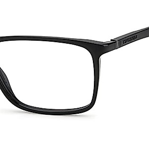 Carrera Men's 8862 Rectangular Prescription Eyewear Frames, Black, 55mm, 17mm
