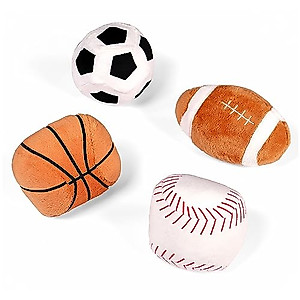 GUND Baby My First Sports Bag Stuffed Plush Playset, 5 Piece, 8"