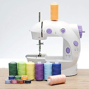 KEIMIXJIA 72Pcs Sewing Thread Kits, 36 Colors, Polyester, 550 Yards Per Spools, Prewound Bobbin Threads with Case, Compatible with Hand & Machine Sewing