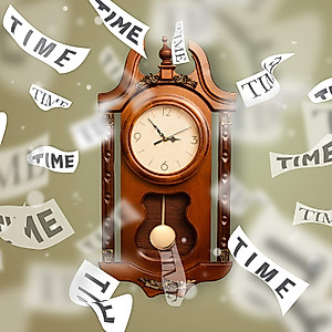 Hicarer Quartz Pendulum Clock Movement Mechanism DIY Repair Parts Replacement with 2 Pairs Hands and Pendulum for DIY Clock Repair