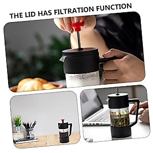 SECFOU French Coffee Press Teapot for Coffee Camping Coffee Pot Concentrated Coffee Camping Coffee Makers Espresso Pitcher Espresso Ground Espresso Coffee 304 Stainless Steel