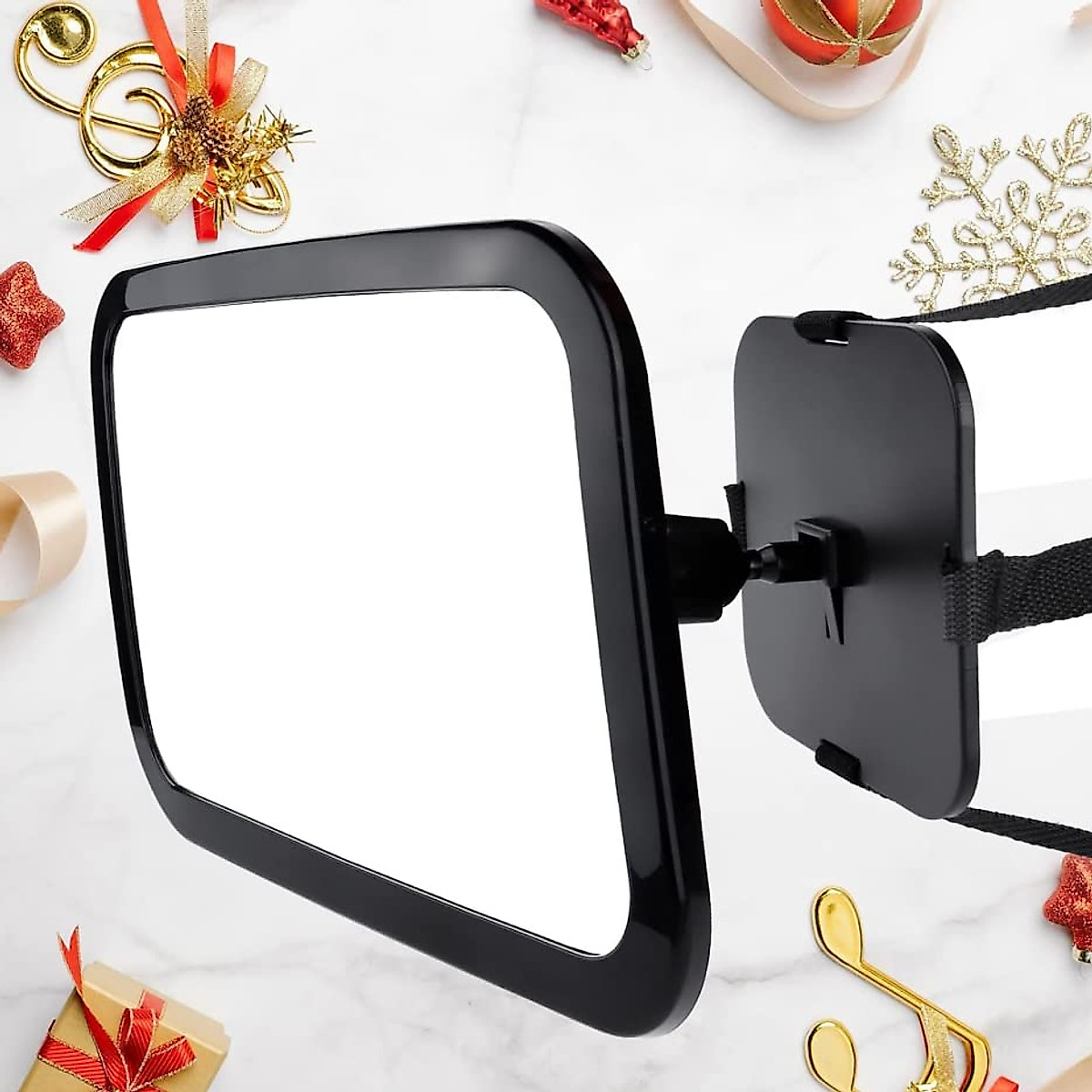 Zacro Baby Car Mirror - Fully Adjustable Shatter Proof Car Baby Mirror, Large Clear Rear Facing Seat Views for Baby Safety, Infant Travel Gear