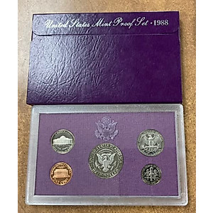 1988 S Proof Set Various US Mint Original Mint Pkg