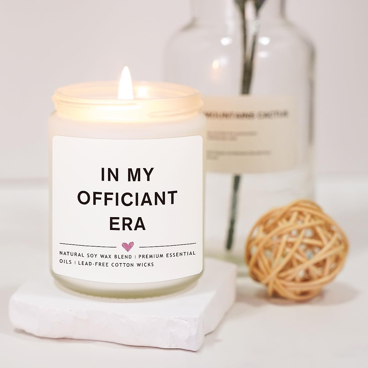 Officiant Gifts for Wedding Day, Wedding Officiant Gift, Gifts for Wedding Officiant - Scented Candles, Best Officiant Ever Gift, Officiant Proposal Gift