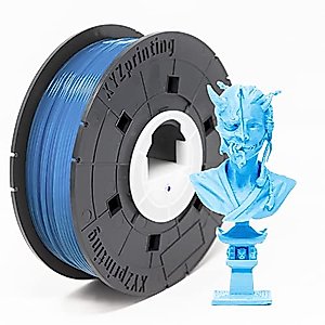 XYZPrinting PETG Filament 1.75mm, NFC Chip, 3D Printer Filament, 600g (1.3lbs), Dimensional Accuracy +/- 0.02 mm, Fit Most 3D Printers, Clear Blue