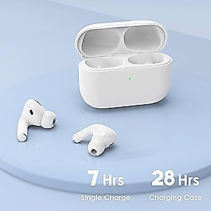 Vluegki Wireless Earbuds with in-Ear Earbuds Headphones, Noise Reduction Earphone with Sync Button and Built-in 660 mAH Battery【Earbuds Include】