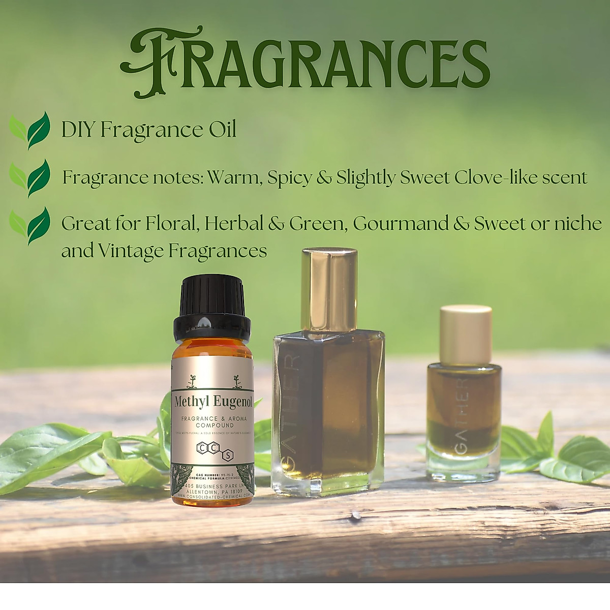 Methyl Eugenol High Purity Aroma Compound 100ml (3.3 fl oz)