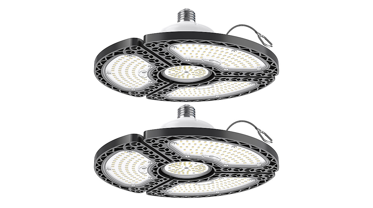 HYPERLITE 9000LM LED Garage Lights - Adjustable & Safe