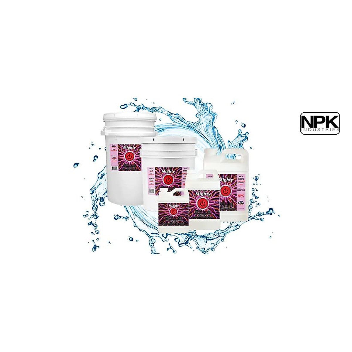 Hydrofarm OG6130 NPK Industries Mighty Spider and Mite Control Insecticide Spray for House Plants and Backyard Flowers, 5 Gallons