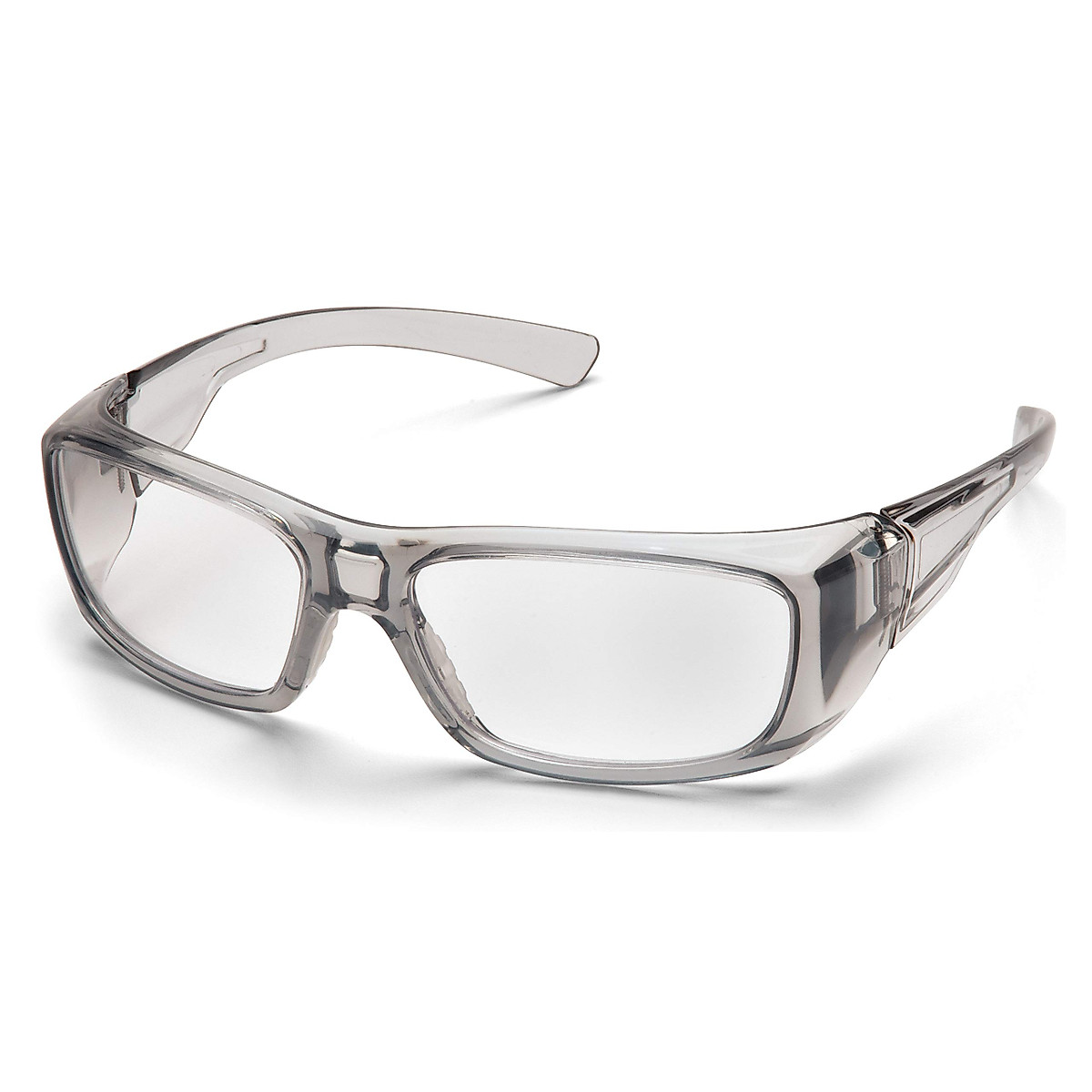 PYRAMEX SG7910D15 Pyramex Emerge Clear Safety Reader Glasses, Scratch-Resistant,Gray Frame
