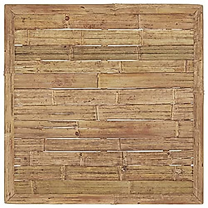 YAFF 12 Piece Patio Lounge Set with Dark Gray Cushions Bamboo-8226