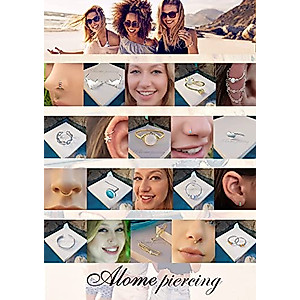 Small Gold Tragus Huggie Hoop Earrings for Women Cartilage Nose Helix Tragus Rook Piercing(Gold, 8mm 18 gauge / 1 pair)