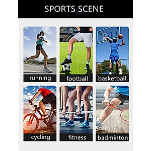 Ankle Support Brace for Men Women Adjustable Strap for Arch Support Breathable Ankle Protector Foot Brace with Compression Wraps Elastic Arch Sleeves for Protection Sprained Sports Gray-White 2 Pcs