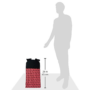 One Grace Place Sassy Shaylee Diaper Stacker, Black and Pink