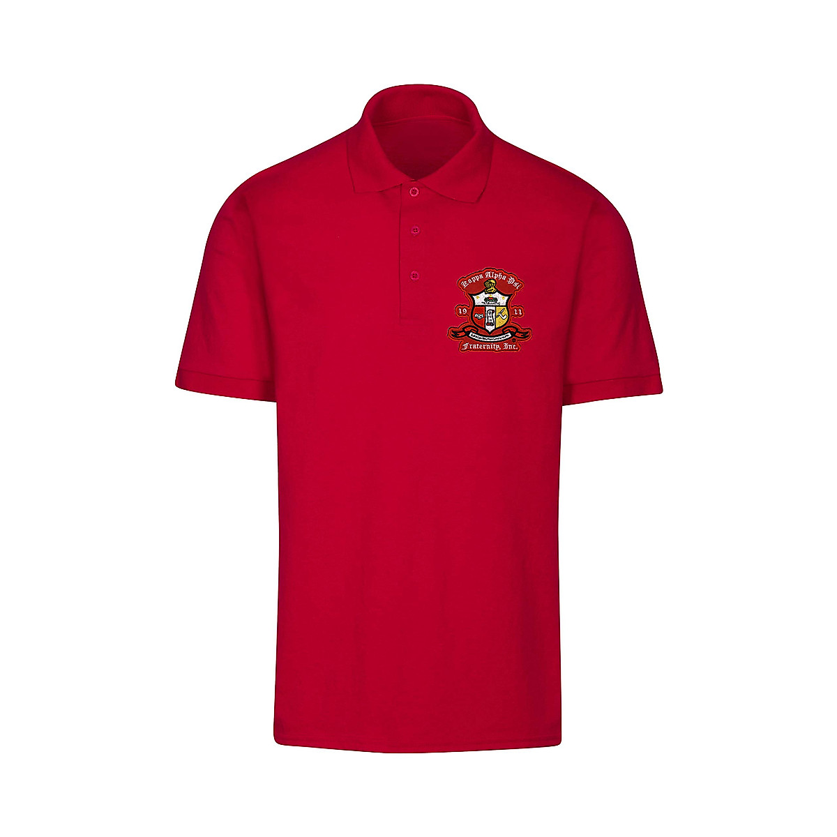 Kappa Alpha Psi Polo Shirt Red/Red Medium