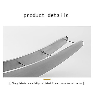 TBESTOACC Watermelon Slicer, 304 Stainless Steel Watermelon Cutter, Quickly Safe Cutter Slicer, Fruit Carving Tools for Kitchen