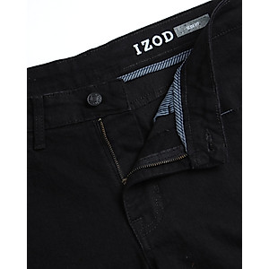 IZOD Men's Jeans, Slim Fit, Comfort Stretch Denim, Size 32X32, Black Ink