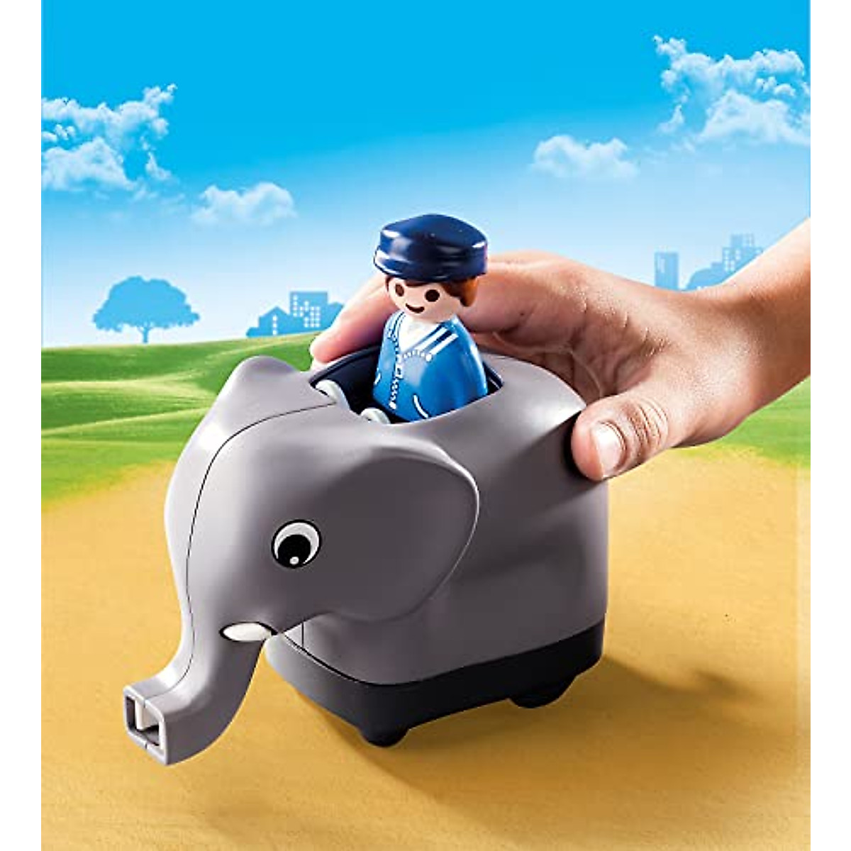 Playmobil 1.2.3 Animal Train