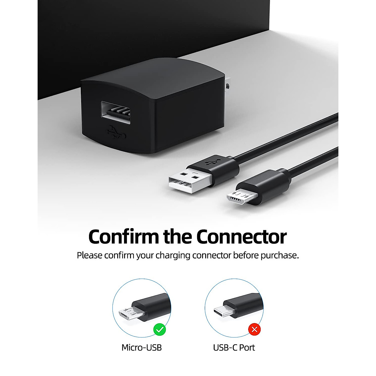 Micro USB AC Charger Fit for JBL Charge 3 2,Flip 4 3 2,Pulse 3 2,Wind Wind 2,Tuner FM Go Go2+ Clip Trip Plus Speaker Power Supply Adapter Cord