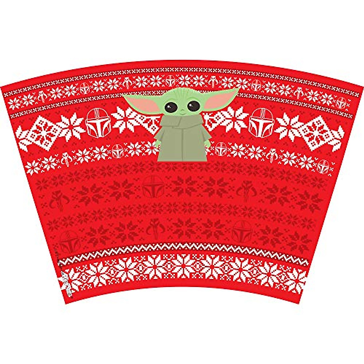 Tervis Star Wars The Mandalorian Christmas Holiday Sweater Made in USA Double Walled Insulated Tumbler Cup Keeps Drinks Cold & Hot, 24oz, Classic