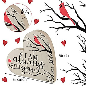 Sympathy Gift Wood Red Cardinal Gifts Bereavement Sign Bereavement Gift Memorial Gift Condolence Gift Remembrance Decoration Sympathy Memorial Decor Sign Memorial Plaque for Loss of Loved One (I)