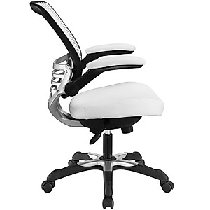 America Luxury - Chairs Contemporary Modern Urban Designer Home Business Office Furniture Work Desk Chair White Fabric Vinyl