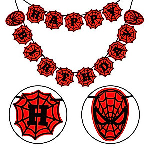 Seyal® - Spider Happy Birthday Banner