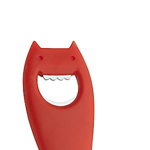 Alessi | Diabolix - Design Bottle Opener in Thermoplastic Resin, Red