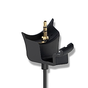 Auhsuxo QC35 Boom Mic Cable Boom Gaming Microphone Headphone Replacement Cable with Mute Switch Mic Compatible with Bose QuietComfort 35 QC35 QC35II, for PS4, Xbox One, PS5