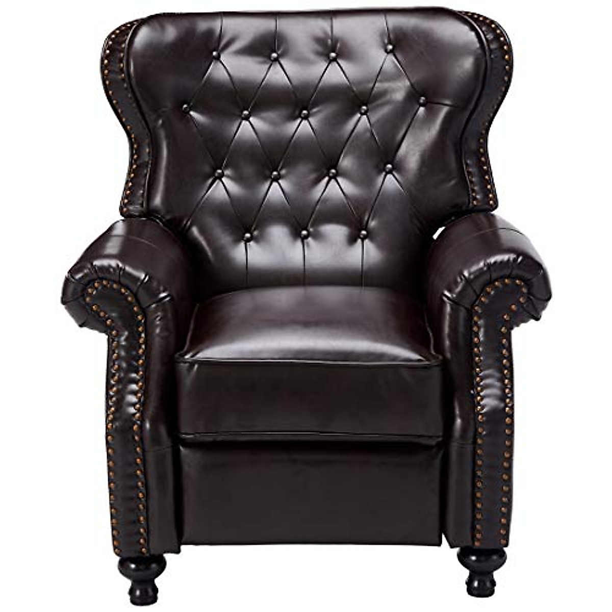 Christopher Knight Home Walder Reconstituted Bycast Leather Recliner, Brown