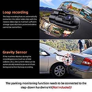 Dash Cam WiFi 1080P FHD Mini Dashcam Front,APP Control Dash Camera for Cars,0.96 Inch Screen,Night Vision,Voice Prompts,Car Camera with G-Sensor,140° Wide Angle,WDR,F1.8 Aperture,Loop-Recording