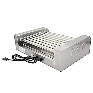 Hakka Commercial Hot Dog Roller Grill with 9 Rollers