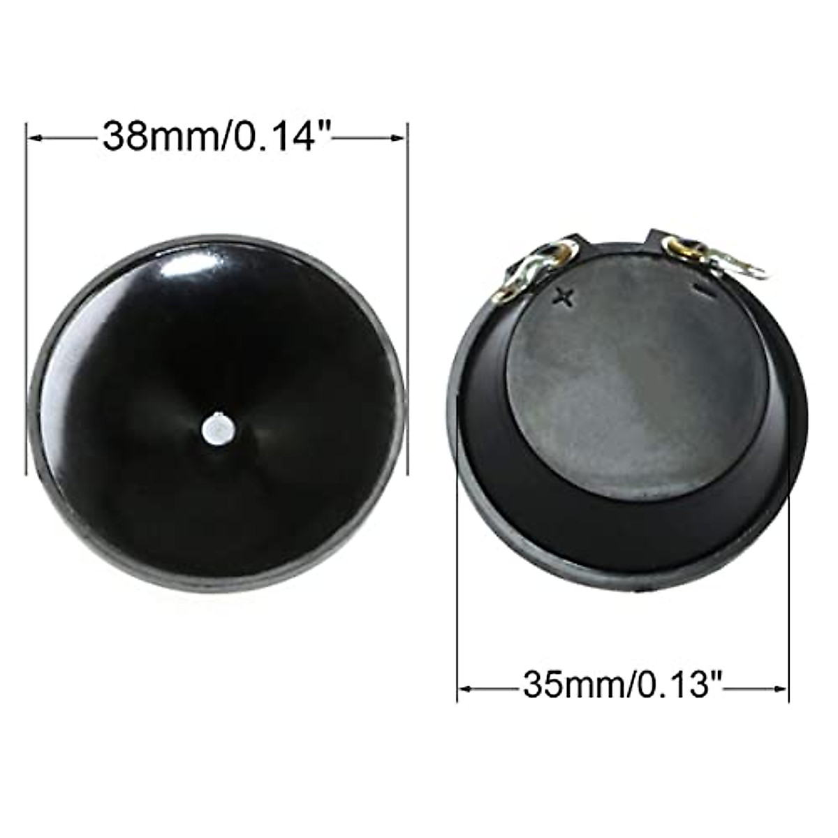 MEETOOT 2PCS Ultrasonic Speaker Piezo Loudspeaker Piezoelectric Tweeter Horn