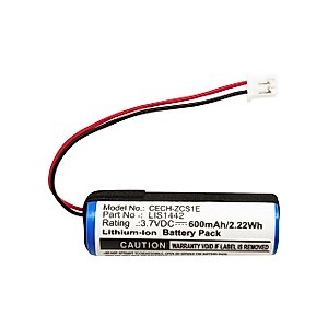 Battery Replacement for Sony CECH-ZCS1E, Move Navigation, Playstation Move Navigation Controller Part NO 4-180-962-01, LIS1442 CECH-ZCS1K CECH-ZCS1J CECH-ZCS1H CECH-ZCS1M CECH-ZCS1U CECH-ZCS1T